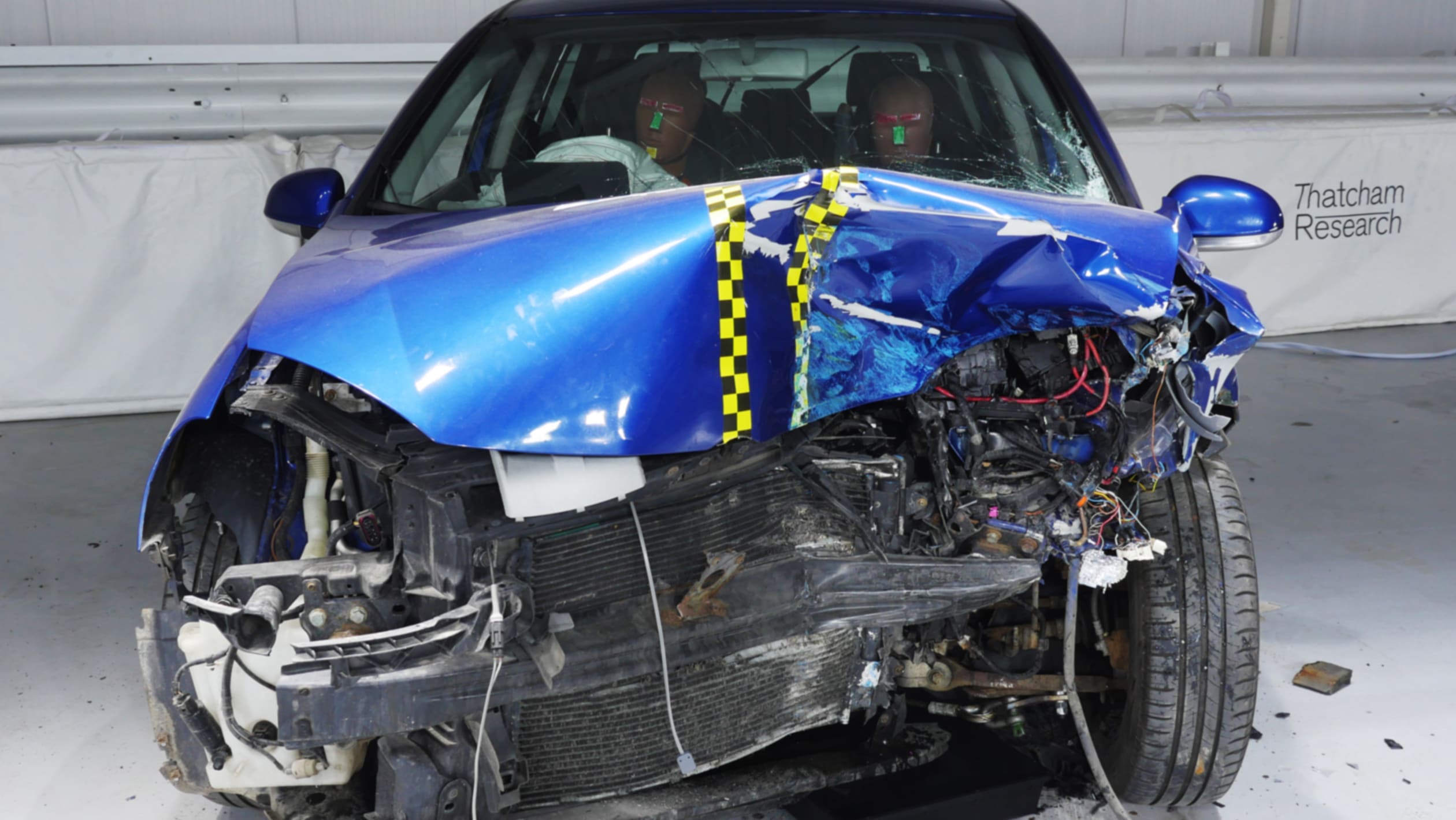 Rusty cars downgraded in NCAP-style crash test - pictures | Auto Express