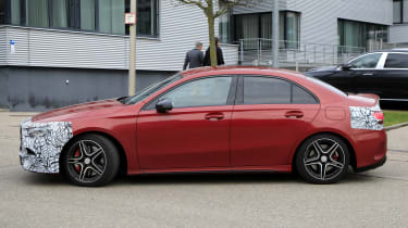 New Mercedes A-Class facelift spied in hot A 35 and A 45 S AMG guises ...