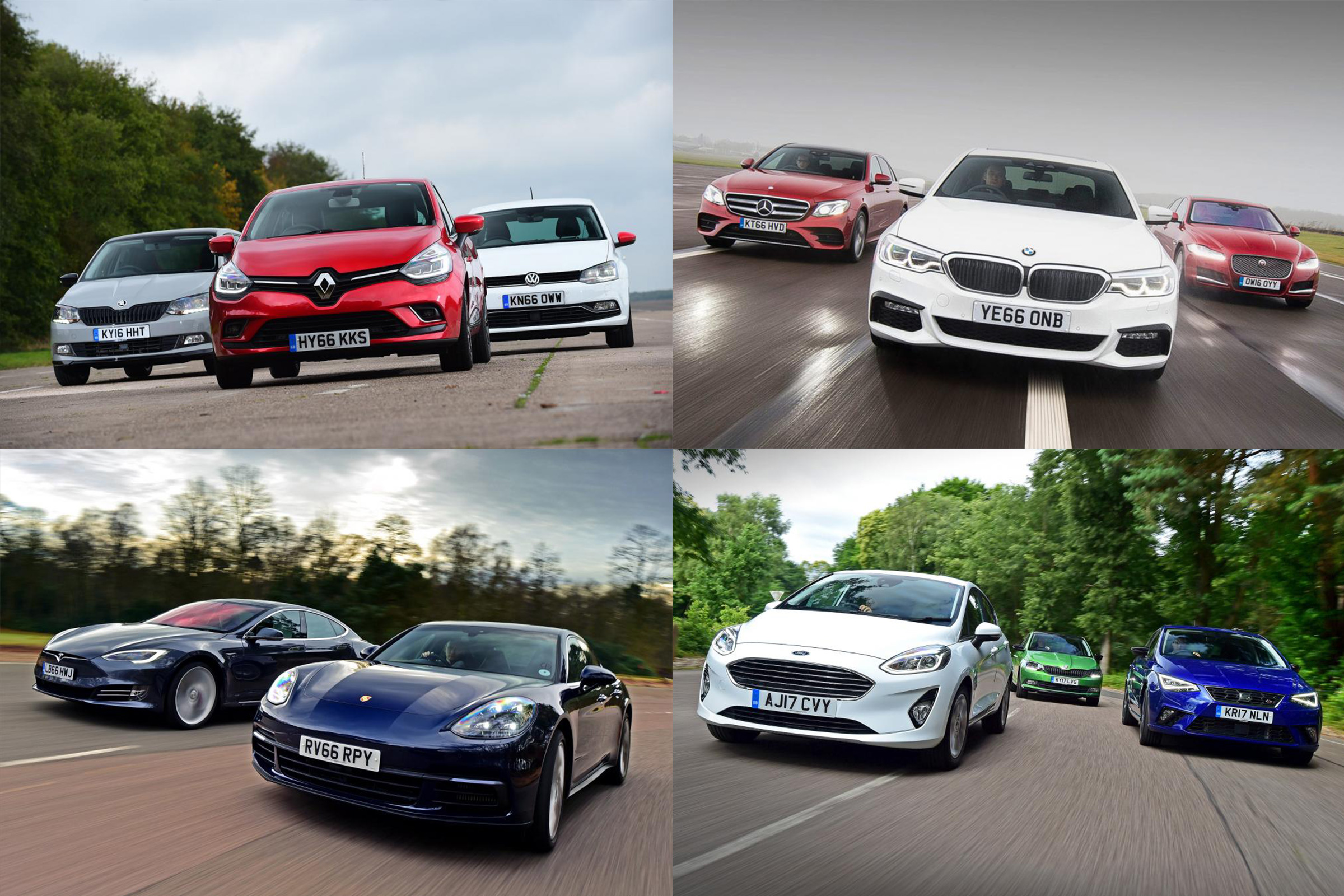 Head to head: best car group tests of 2017 | Auto Express