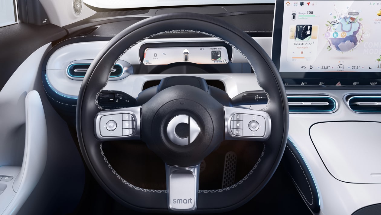 The new Volvo EX30 won't have a screen behind the steering wheel. All ...