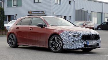 New Mercedes A-Class facelift spied in hot A 35 and A 45 S AMG guises ...