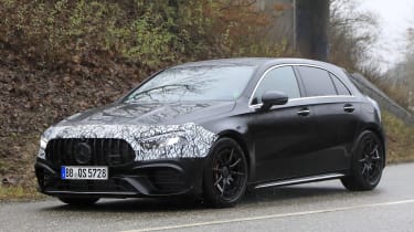 New Mercedes A-Class facelift spied in hot A 35 and A 45 S AMG guises ...