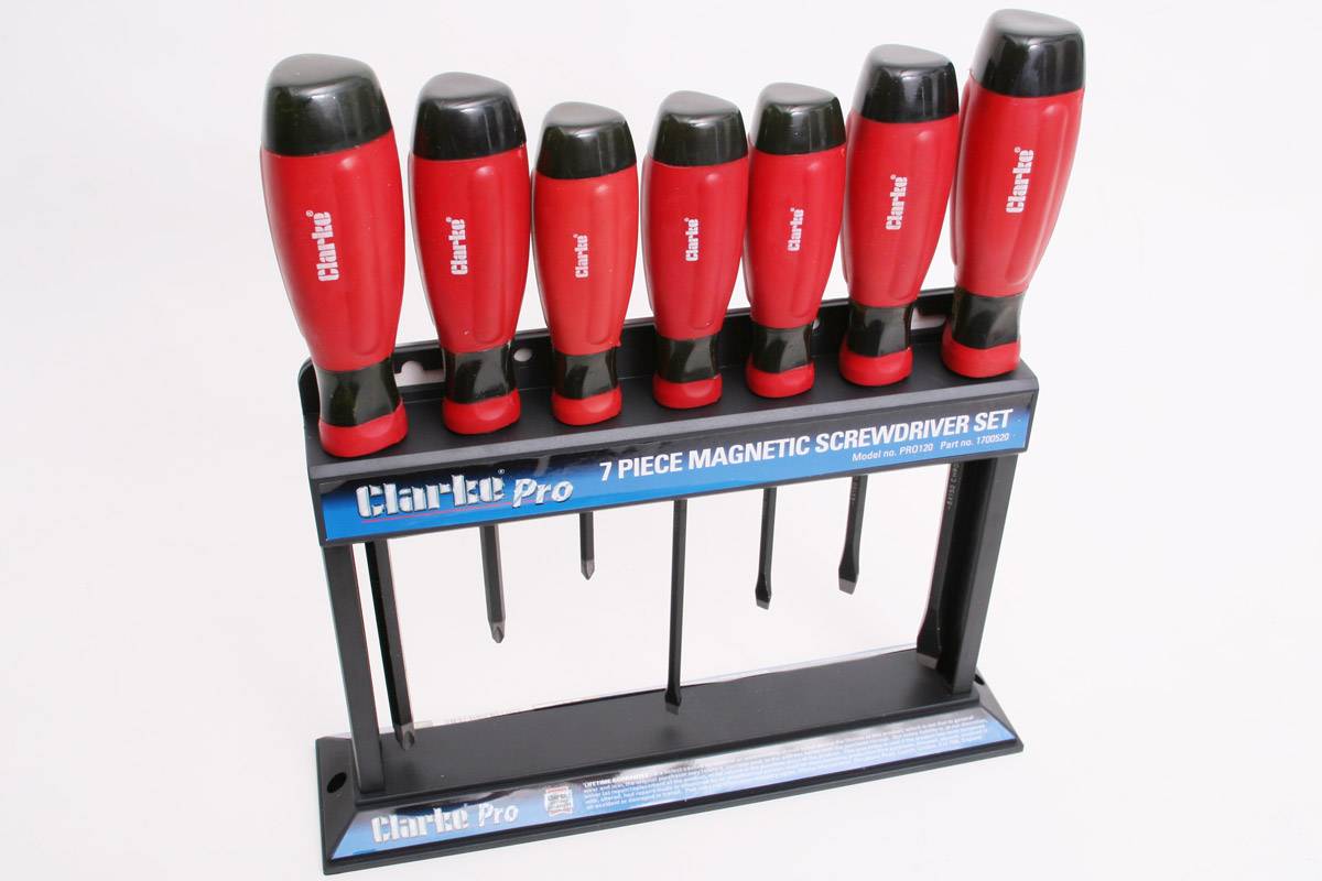 Clarke Pro 7 Piece Magnetic Screwdriver Set PRO120 | Auto Express