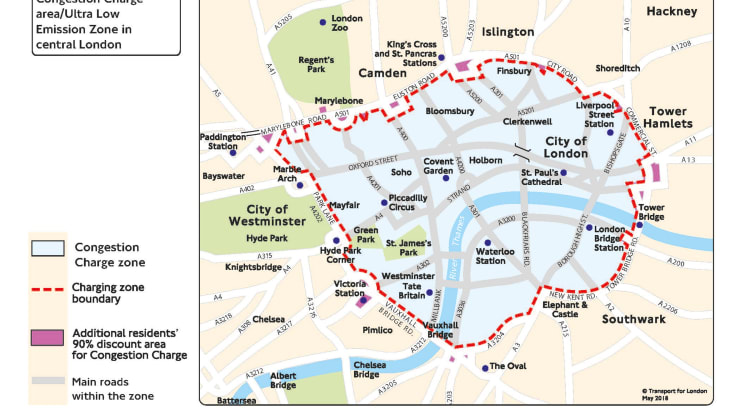 London Congestion Charge What Is It Which Cars Pay And Which Are