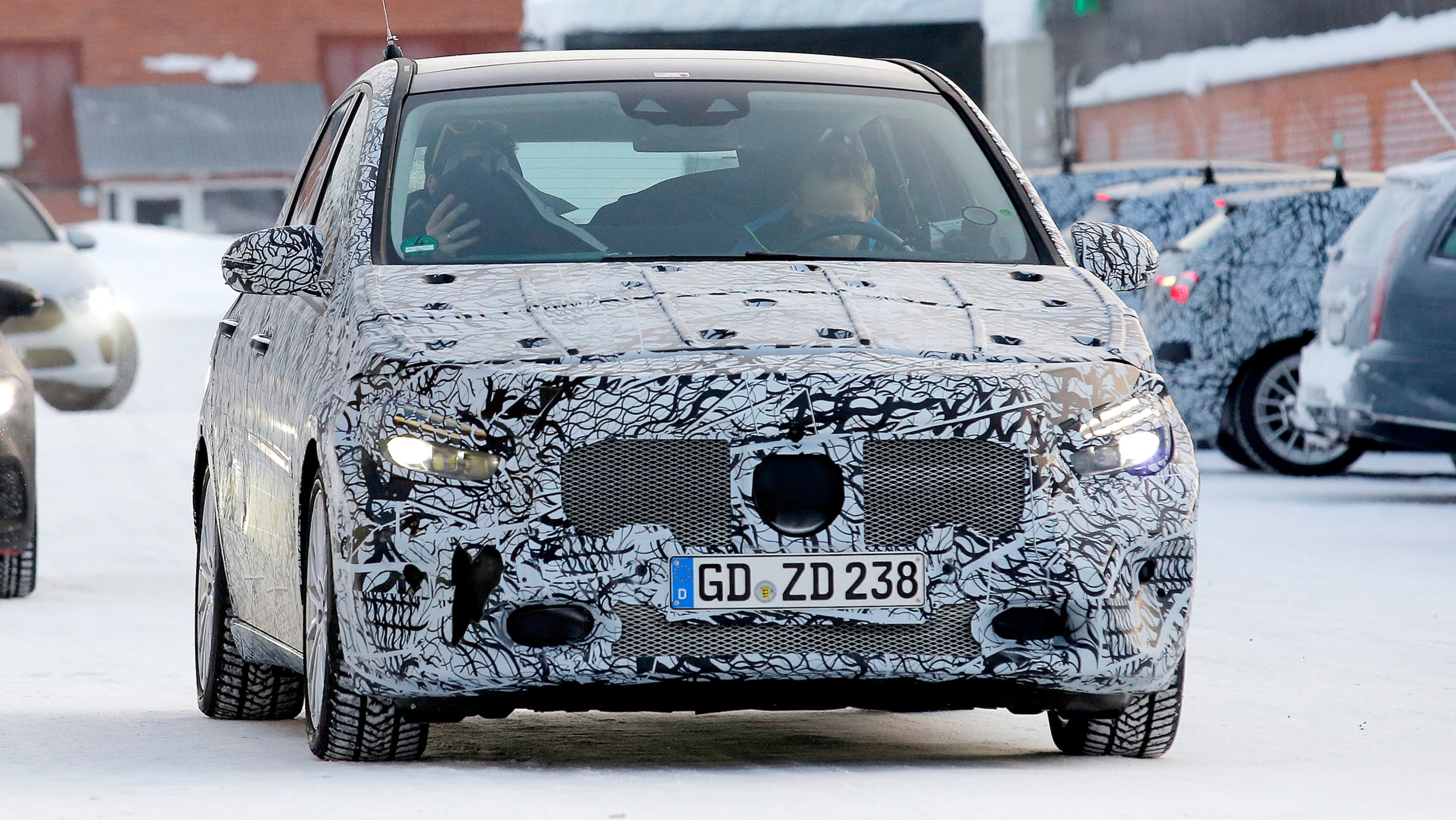New third-generation Mercedes B-Class spied - pictures | Auto Express
