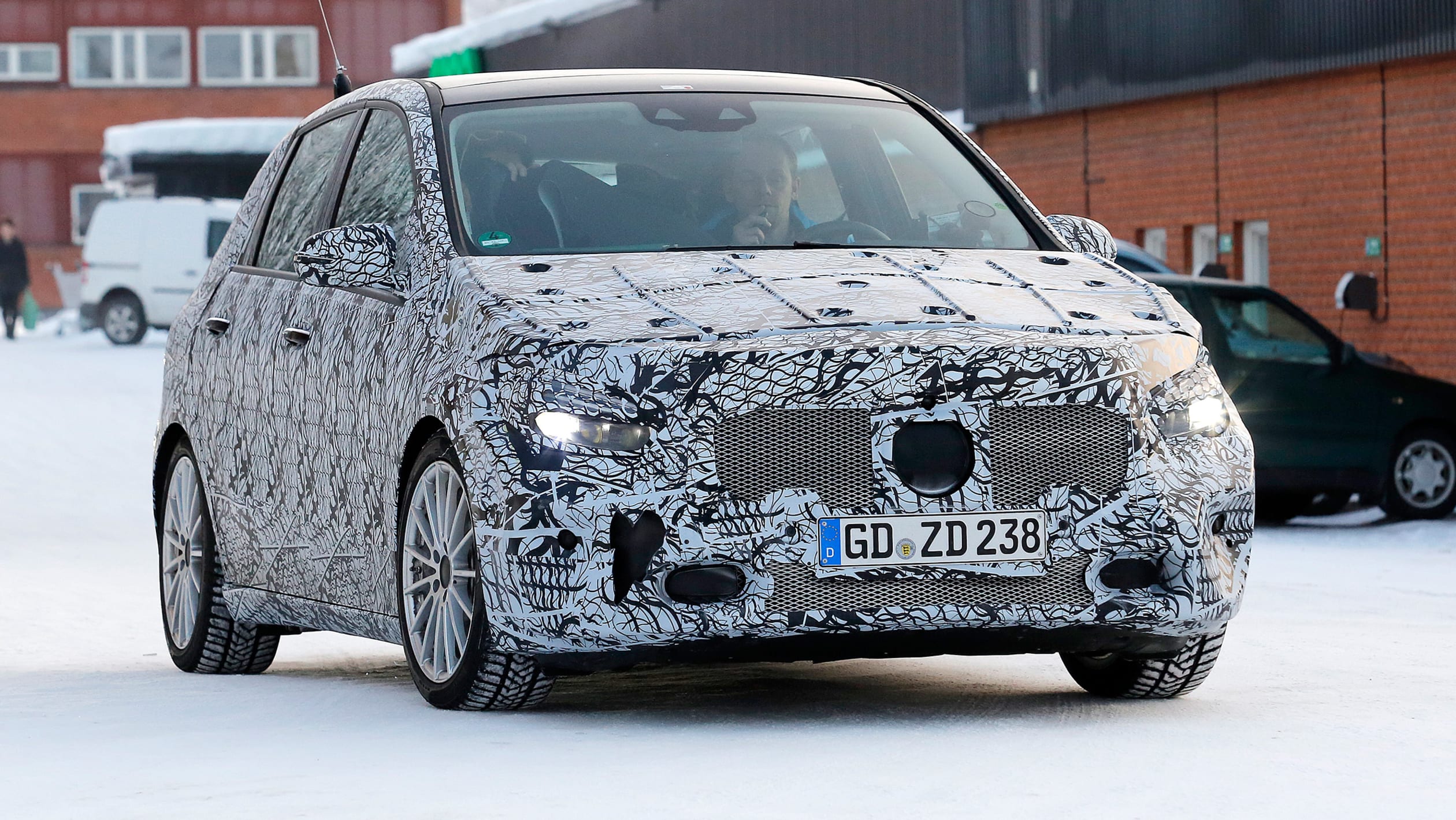 New third-generation Mercedes B-Class spied - pictures | Auto Express