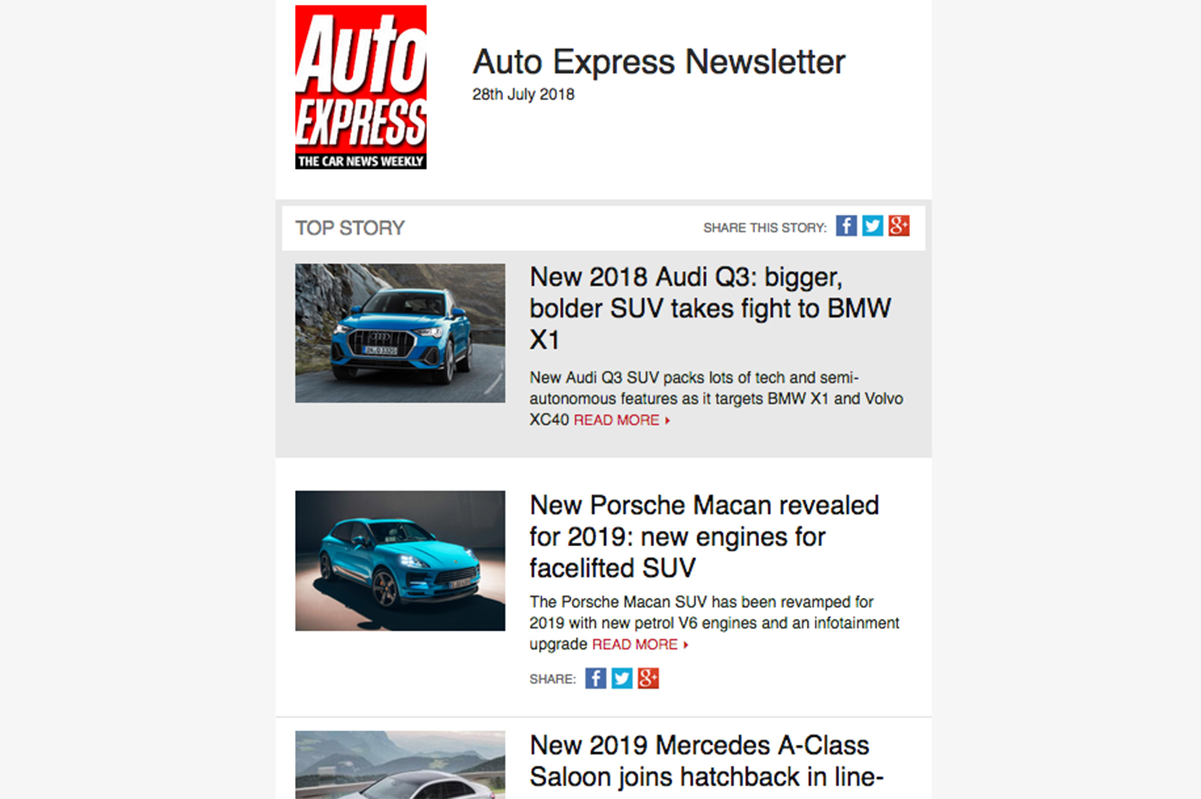 Sign up now for your FREE car newsletter | Auto Express
