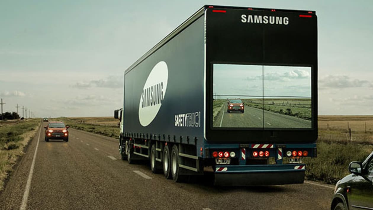 Samsung's 'transparent truck' tech could save lives | Auto Express