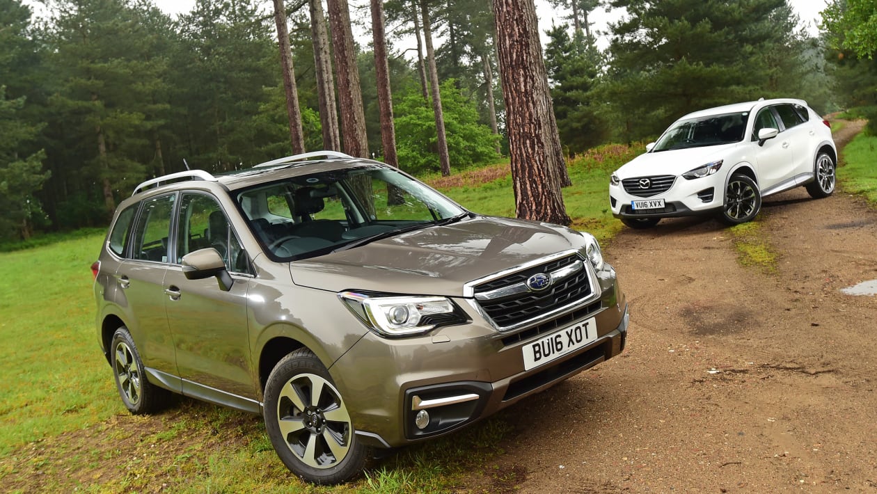 Subaru Forester vs Mazda CX-5 | Auto Express
