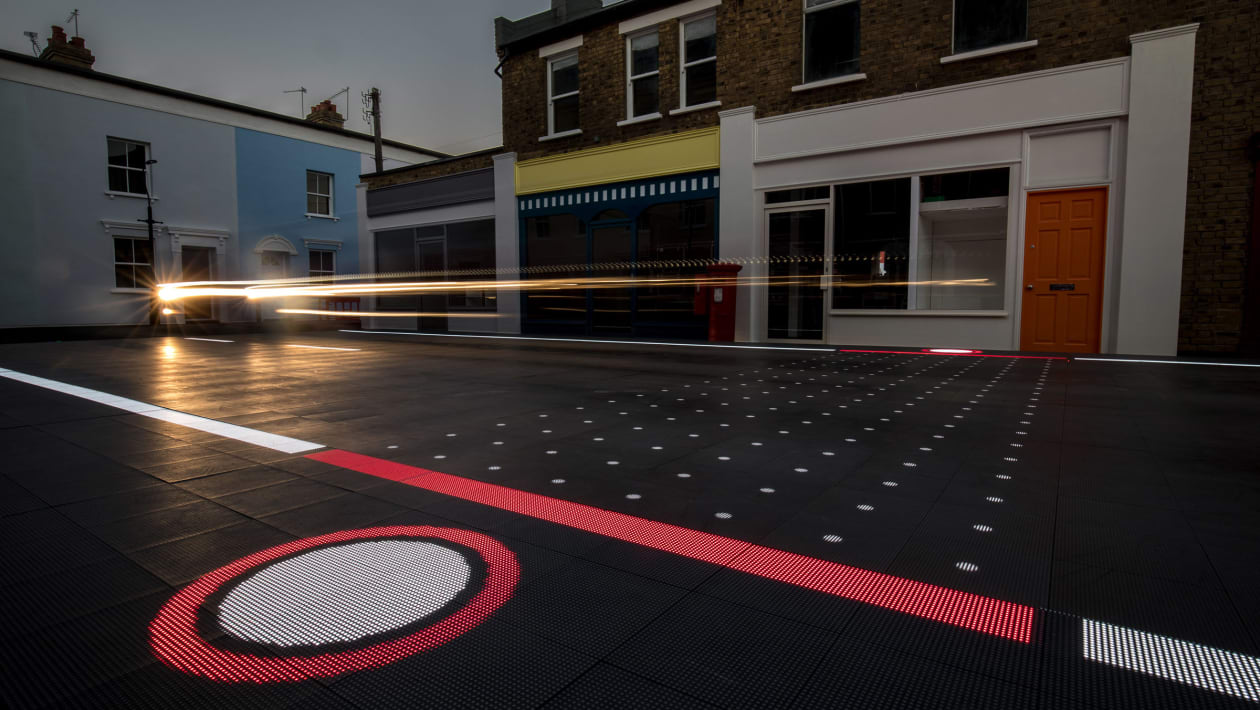 New LED road surface could help reduce accidents in the future ...