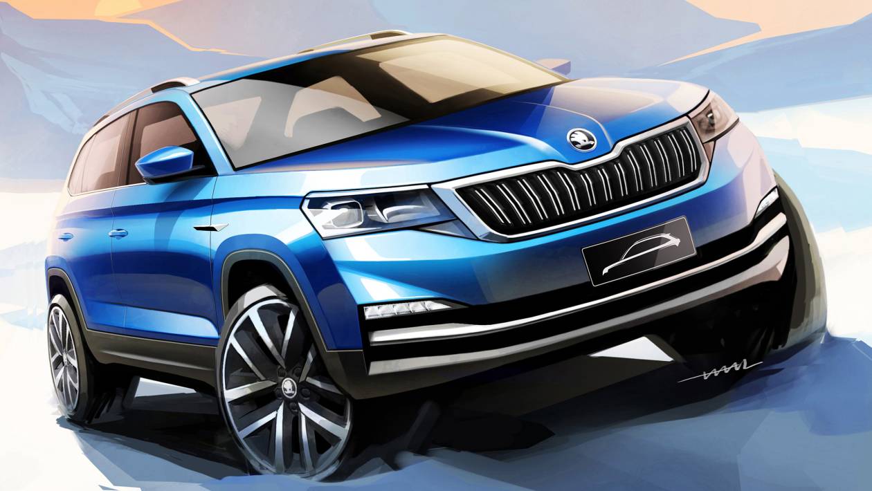 Skoda Kamiq SUV sketches released ahead of Beijing debut - pictures ...