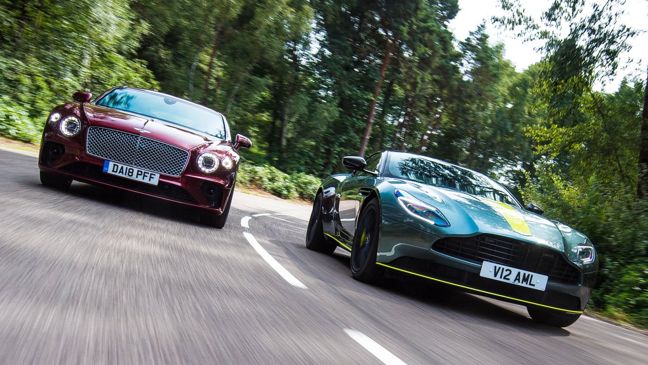 Aston Martin DB11 AMR vs Bentley Continental GT | Auto Express