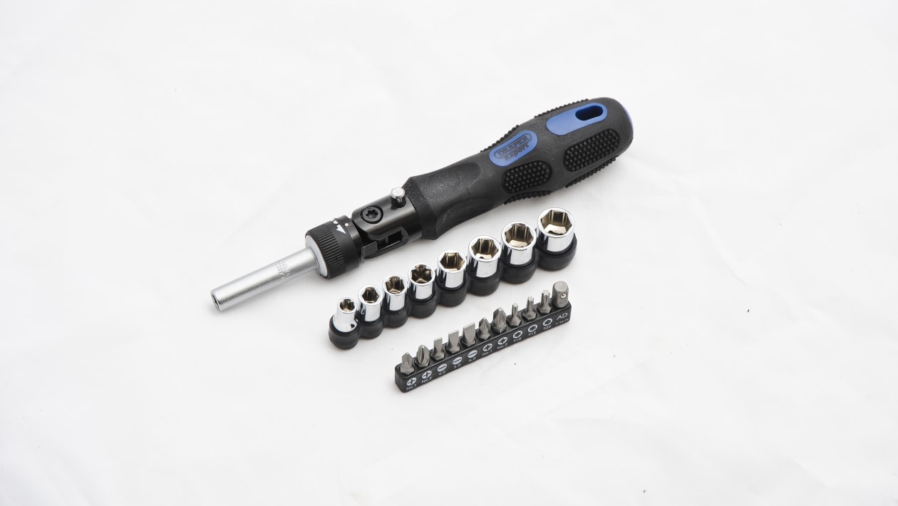 Draper Ratchet Screwdriver, Socket and Bit Set 48301 | Auto Express