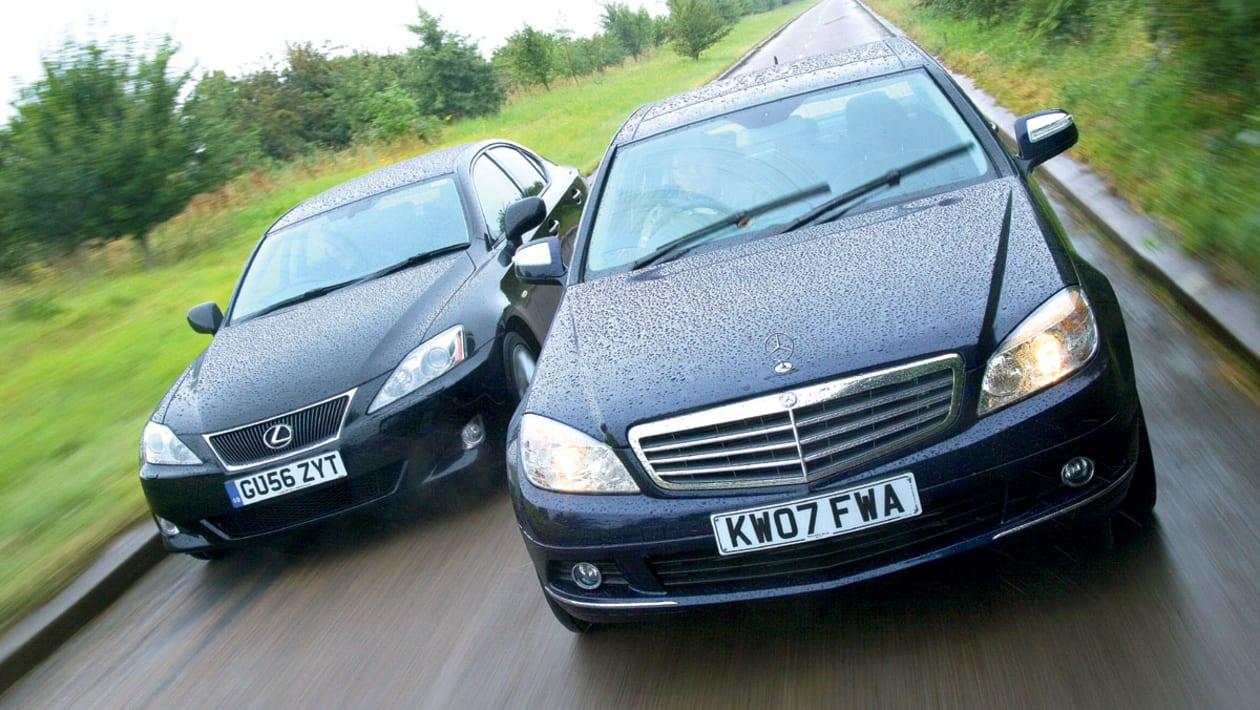 Mercedes C-Class vs Lexus IS250 | Auto Express