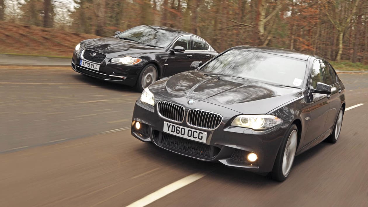 BMW 535d vs. Jaguar XF | Car Group Tests | | Auto Express