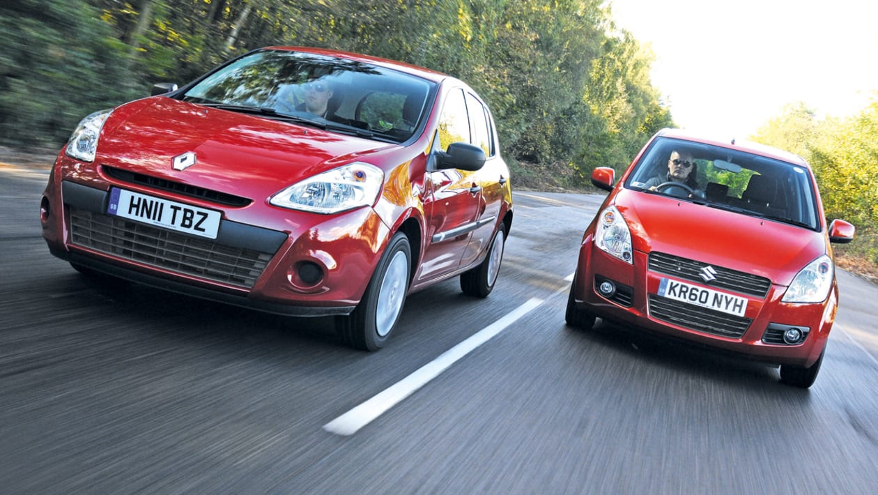 Renault Clio Pzaz vs Suzuki Splash | Group tests | | Auto Express