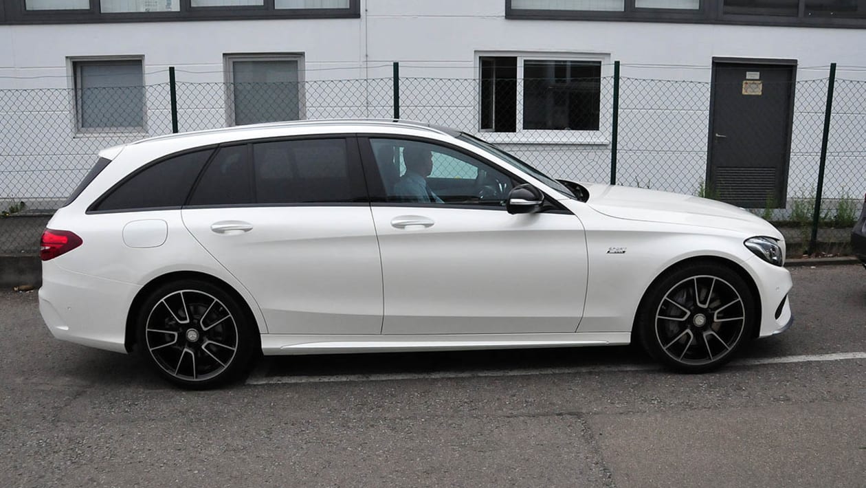 Hot Mercedes C450 Estate 4Matic spied undisguised - pictures | Auto Express
