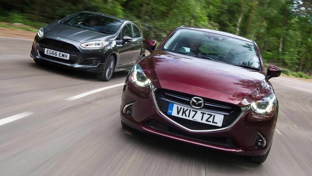 Mazda 2 vs Ford Fiesta | Auto Express