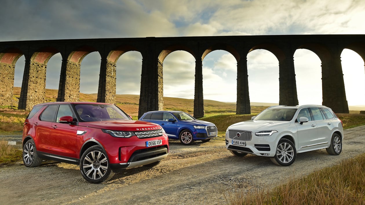 Land Rover Discovery vs Audi Q7 vs Volvo XC90 - pictures | Auto Express