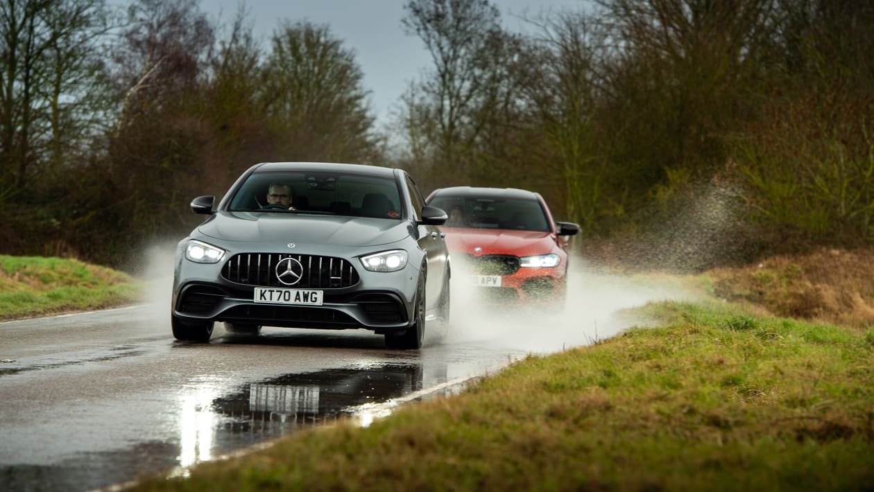 BMW M5 Competition v Mercedes-AMG E63 S – pictures | evo