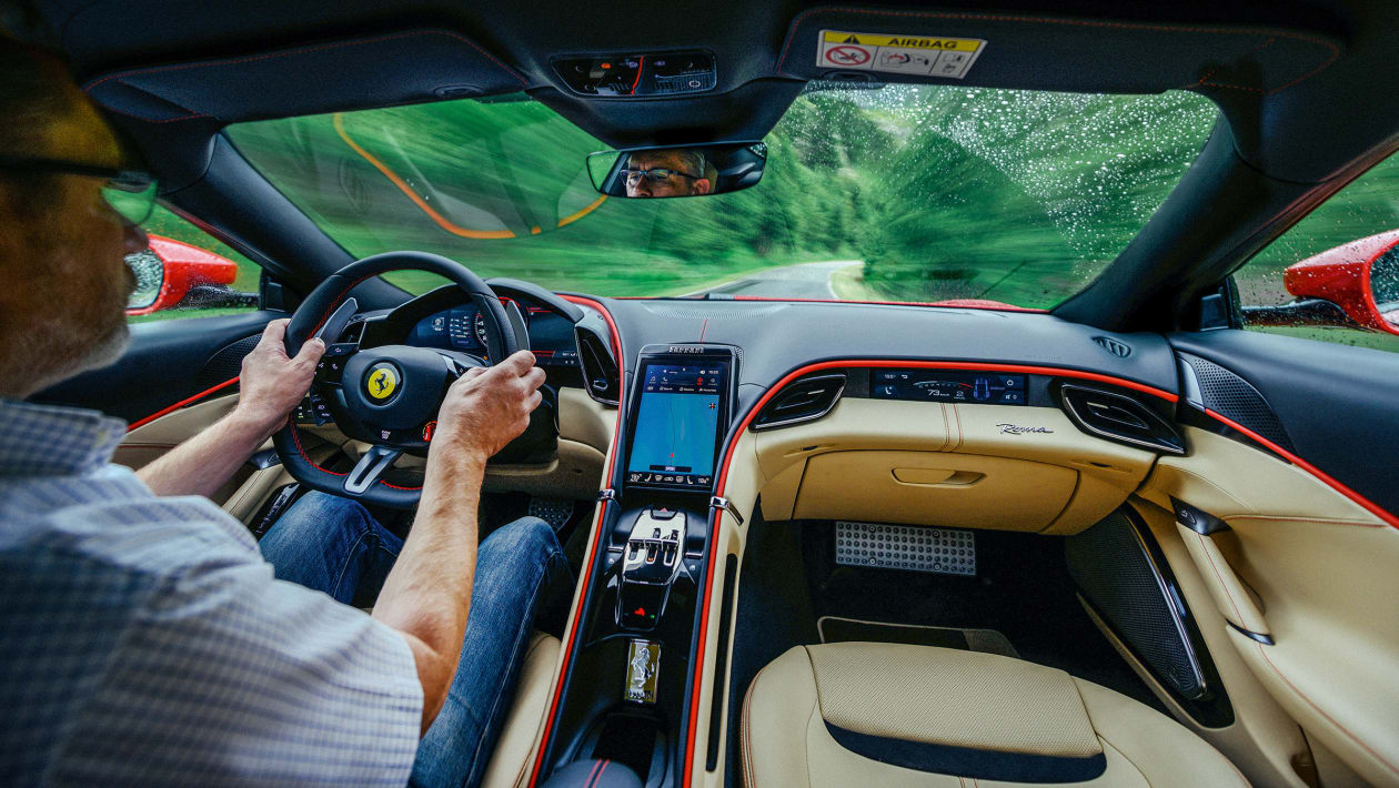 Ferrari Roma – interior and tech | evo