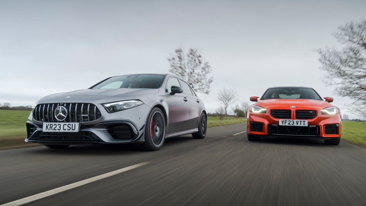 BMW M2 v Mercedes-AMG A45 S – pictures | evo