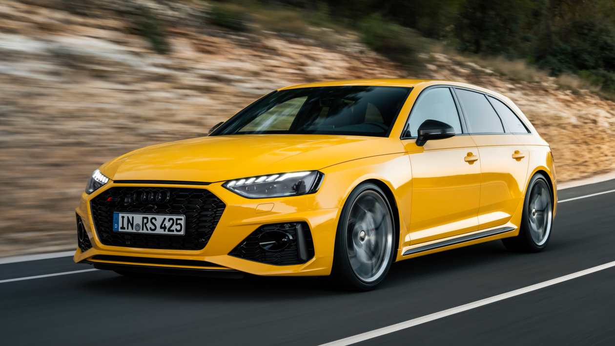 New Audi RS 4 Avant Edition 25 offers retro colour scheme and hardcore ...