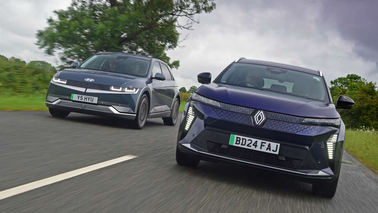 Renault Scenic vs Hyundai Ioniq 5: eye-catching electric SUVs go head ...