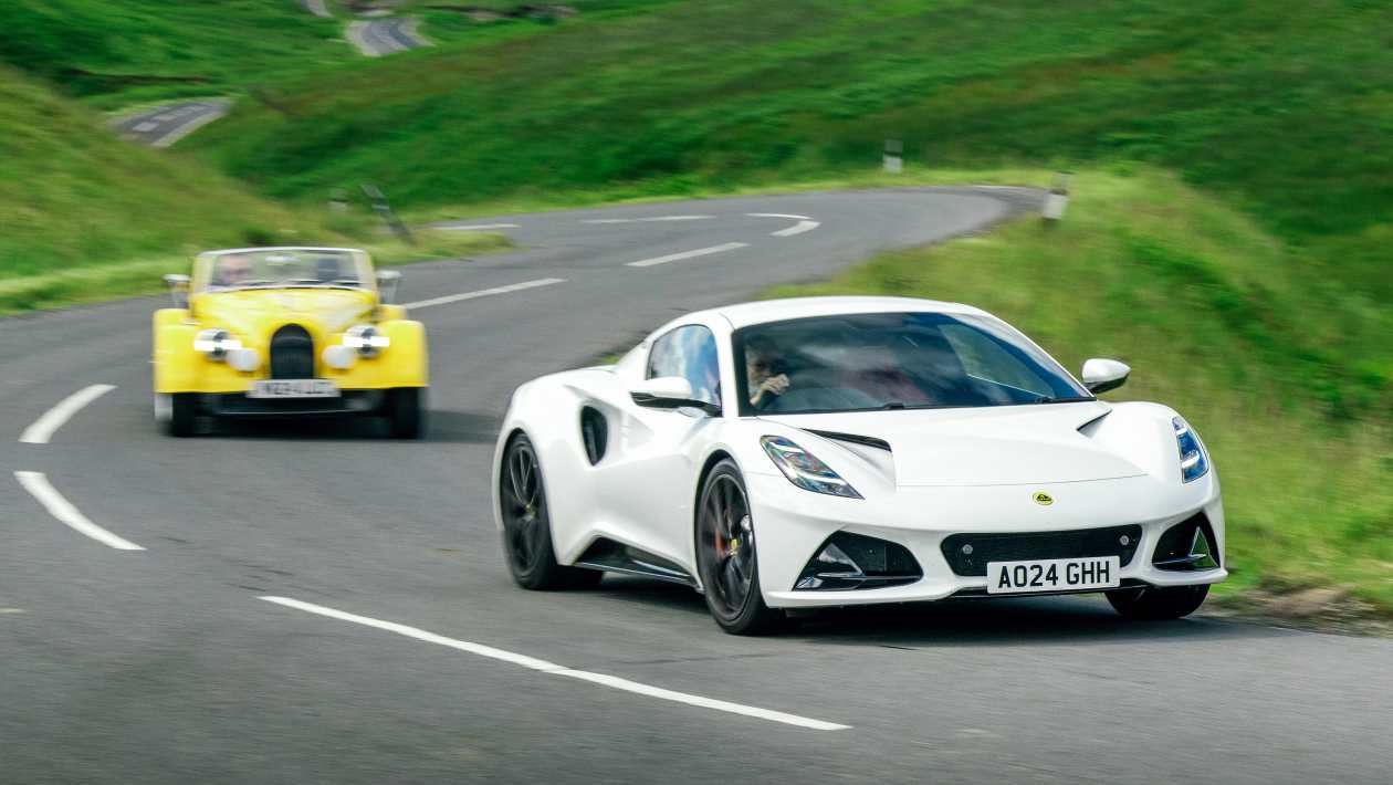 Lotus Emira v Morgan Plus Four – pictures | evo