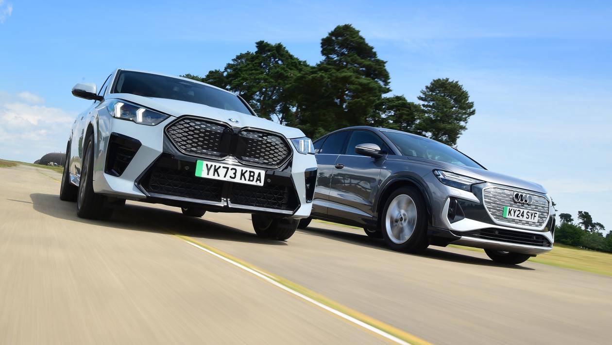 BMW iX2 vs Audi Q4 Sportback e-tron: premium electric SUVs fight for ...