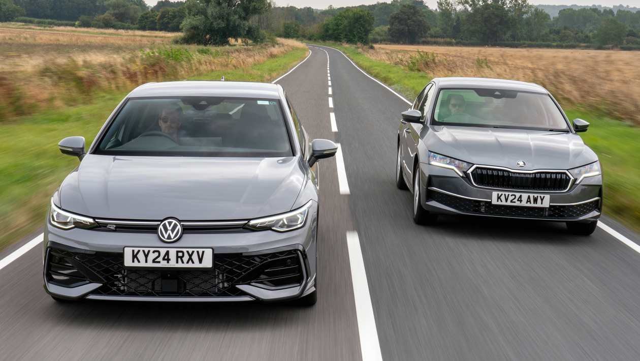 Volkswagen Golf vs Skoda Octavia: a battle for family hatchback ...