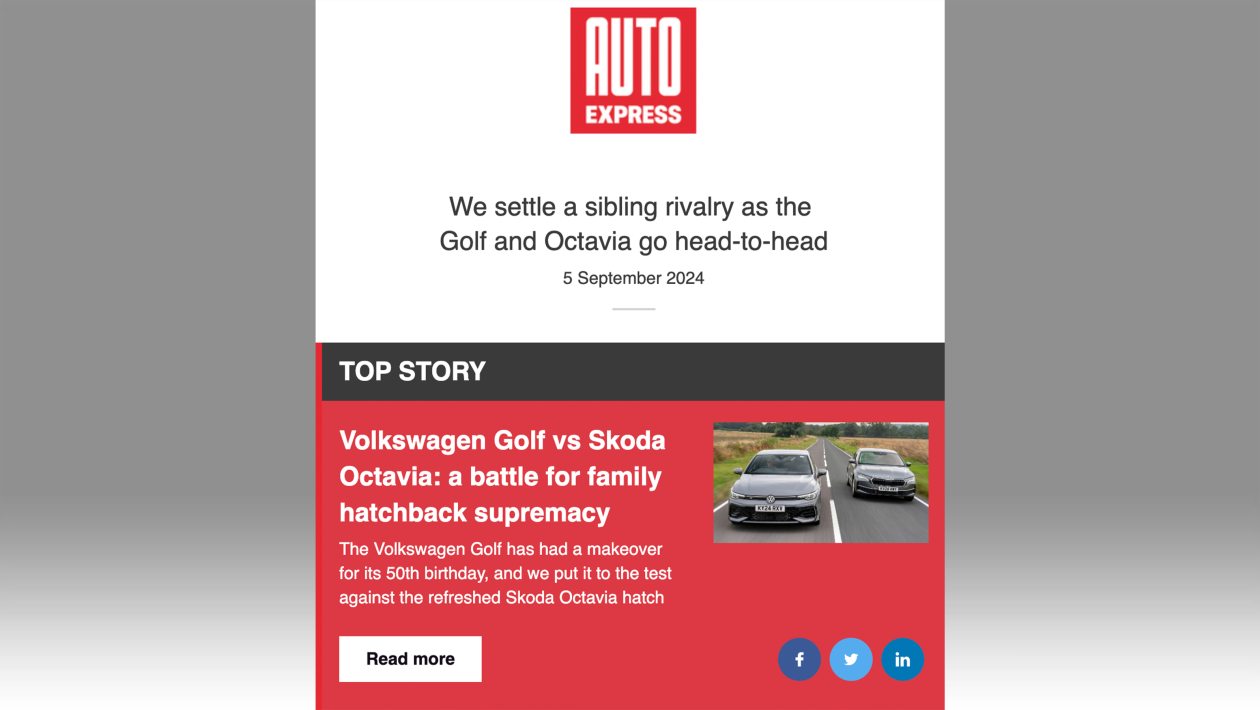 Sign up now for your FREE car newsletter | Auto Express