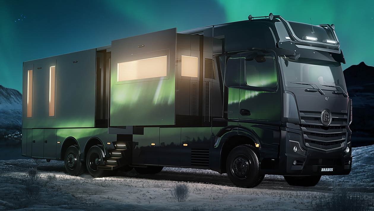 Now that’s a camper van! Brabus Big Boy 1200 is a £1m super-luxury ...