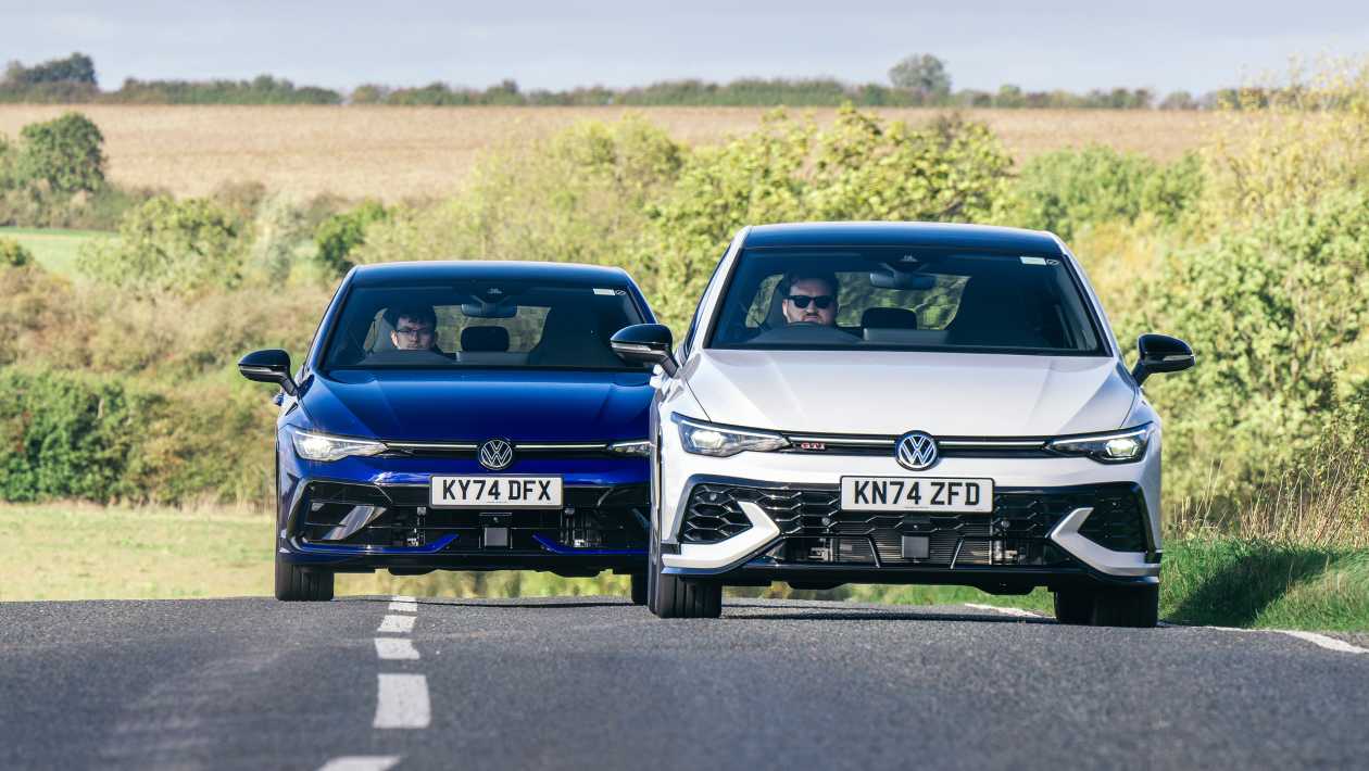 Volkswagen Golf R v Golf GTI Clubsport – car pictures of the week | evo