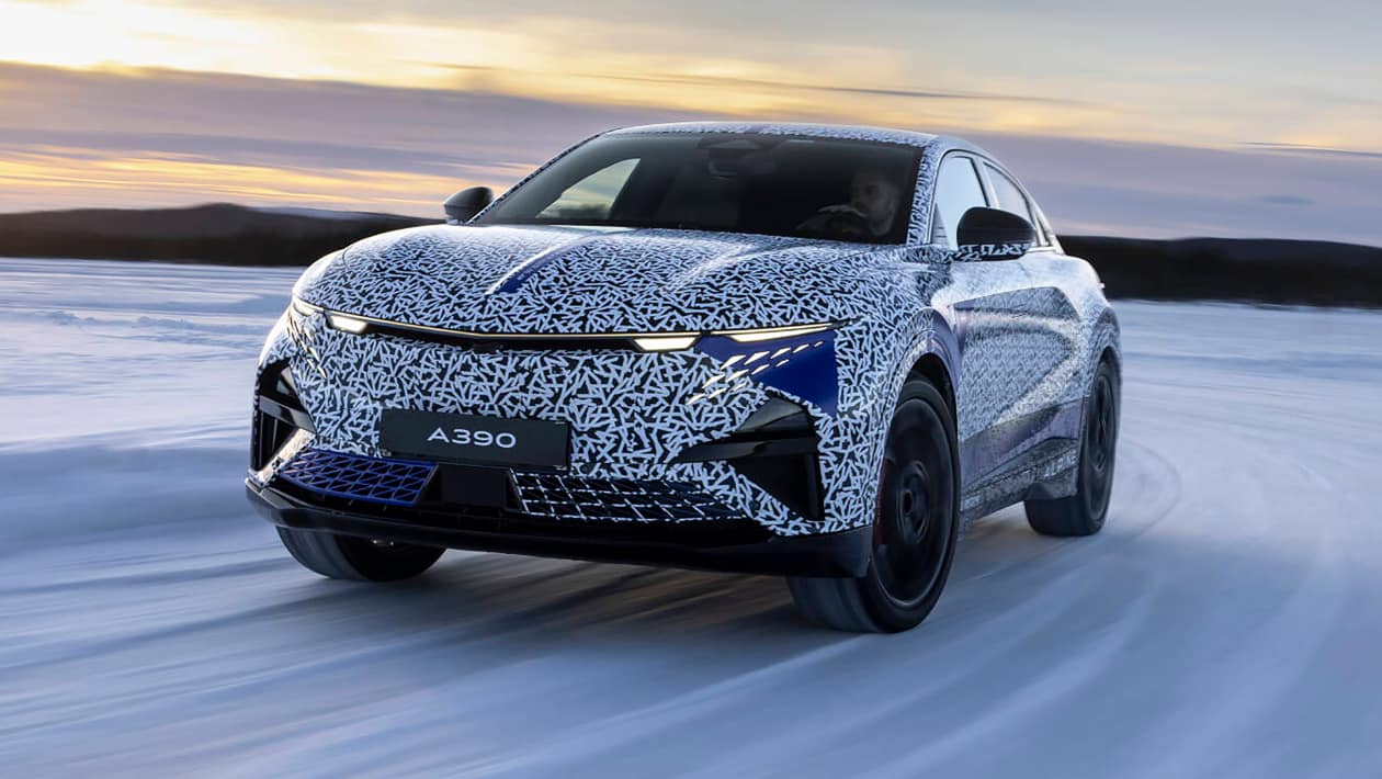 Alpine A390 - spy shots and teaser pictures | Auto Express