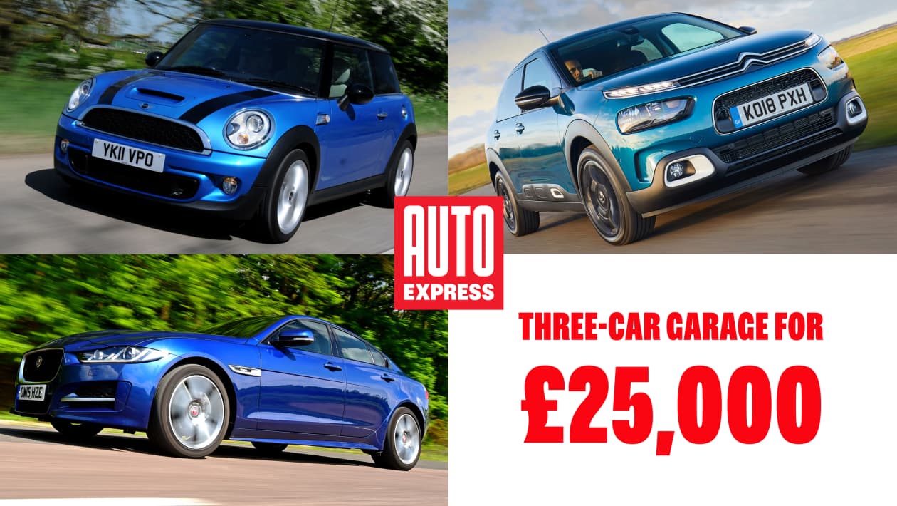Three car garage: £25k for a Citroen C4 Cactus, Jaguar XE and MINI ...