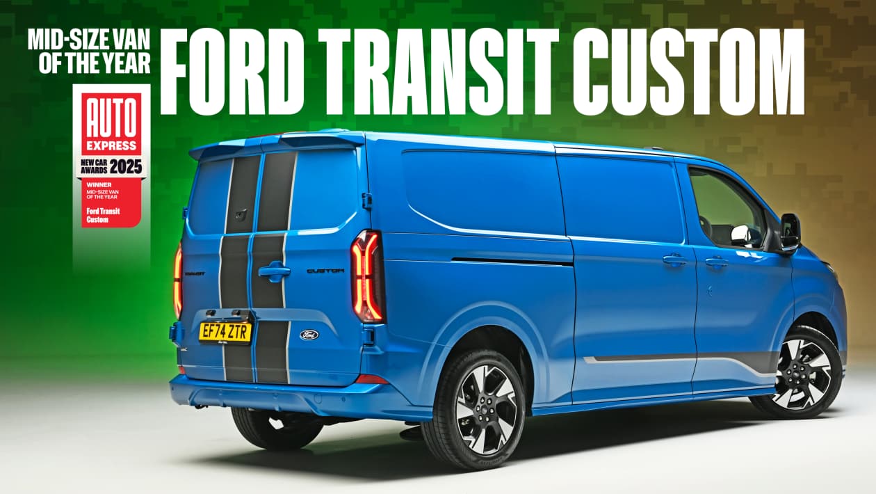 Mid-size Van of the Year 2025: Ford Transit Custom | Auto Express