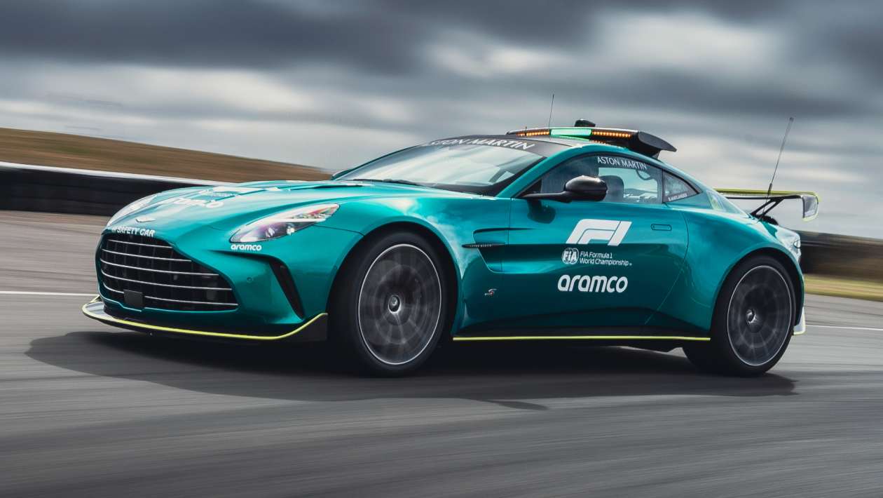 Aston Martin Vantage safety car driven – the road car F1 cars can't ...