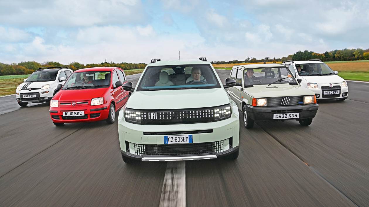 Fiat Panda super test: the 45-year evolution of Italy’s small car icon ...