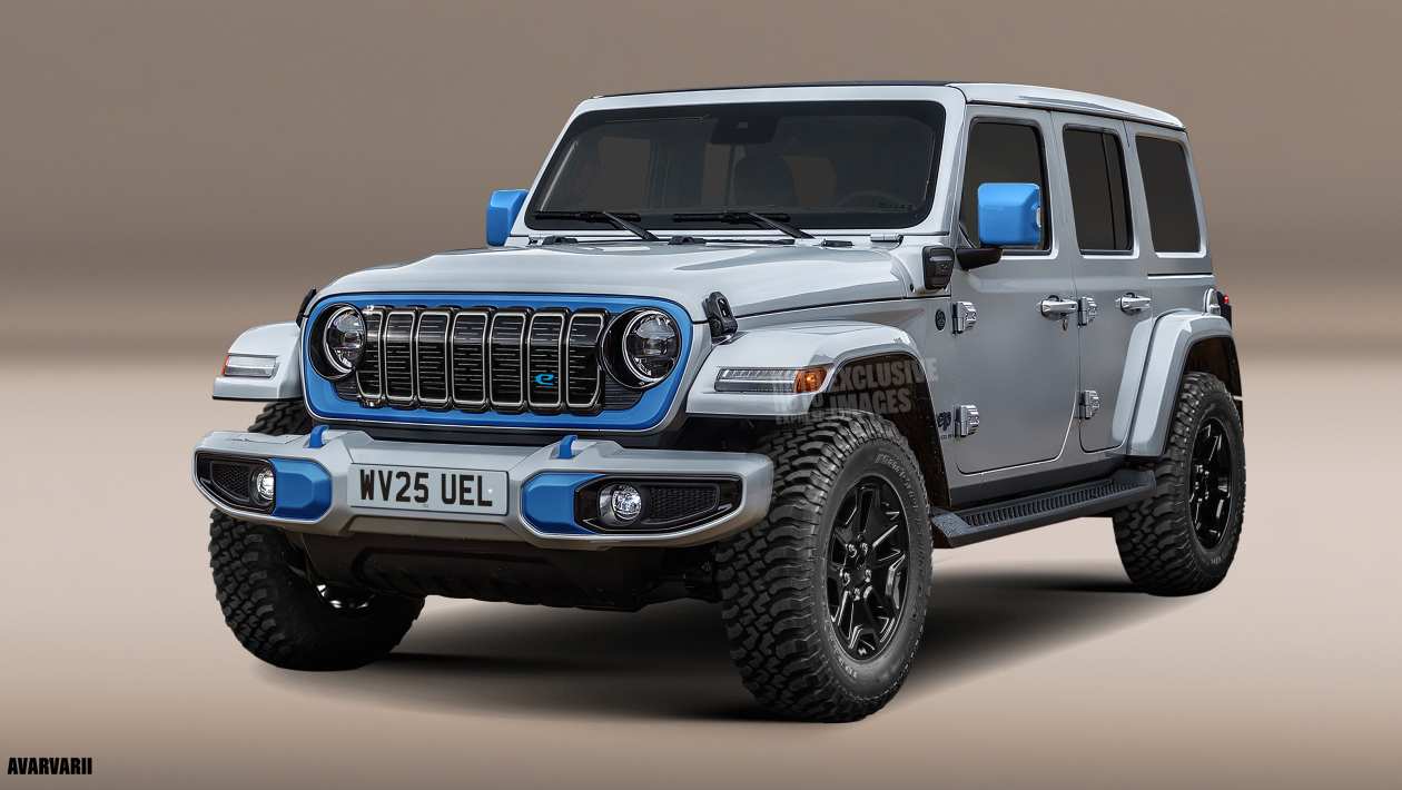 Jeep Wrangler set for dramatic return with rough 'n' ready electrified ...