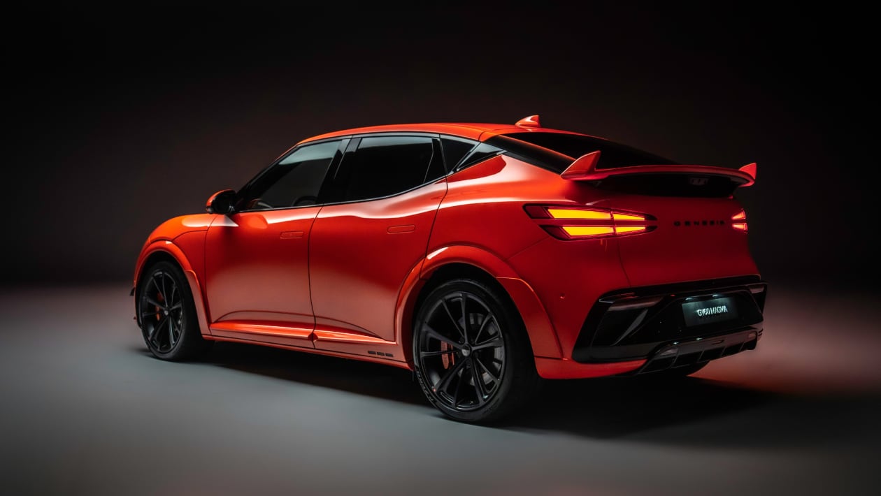 The £75k Genesis GV60 Magma performance EV has fake Porsche 911 sounds ...