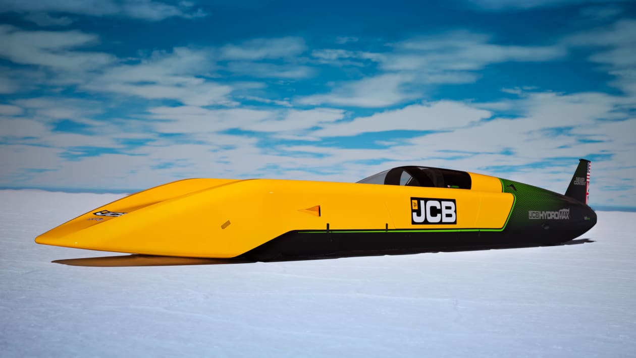 Insane JCB Hydromax targets 350mph, but imagine trying to park it ...