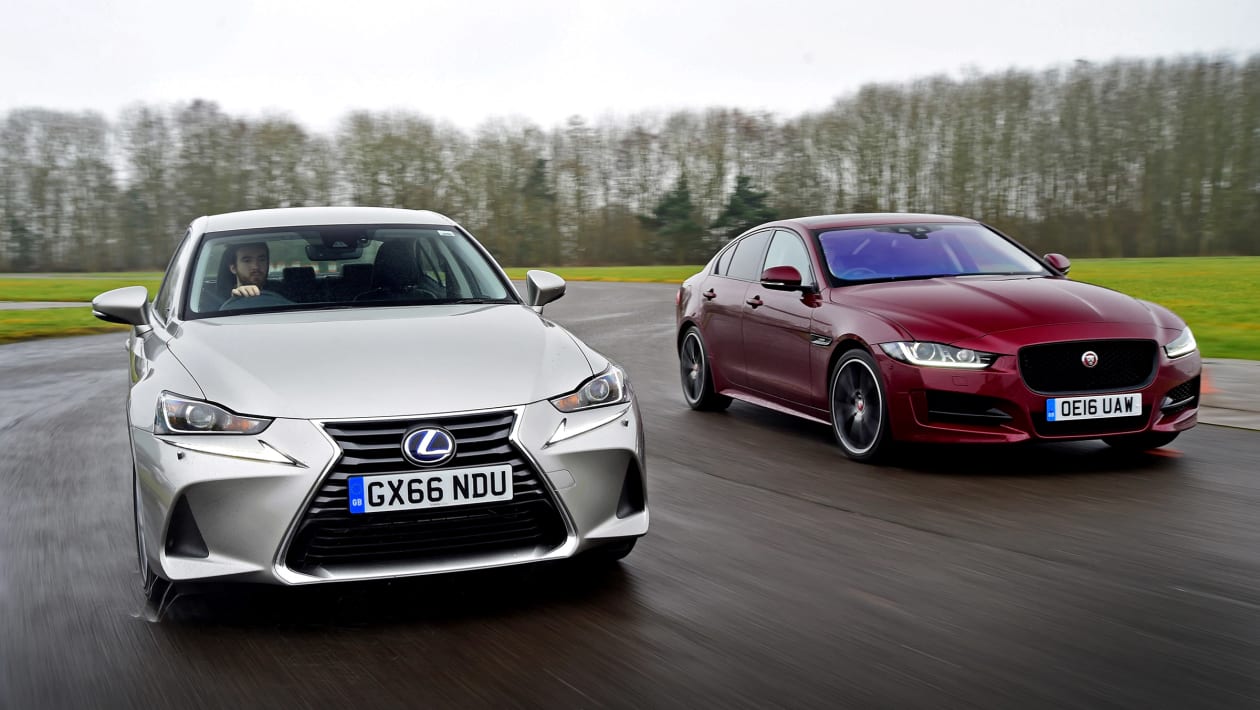 Lexus IS vs Jaguar XE - pictures | Auto Express