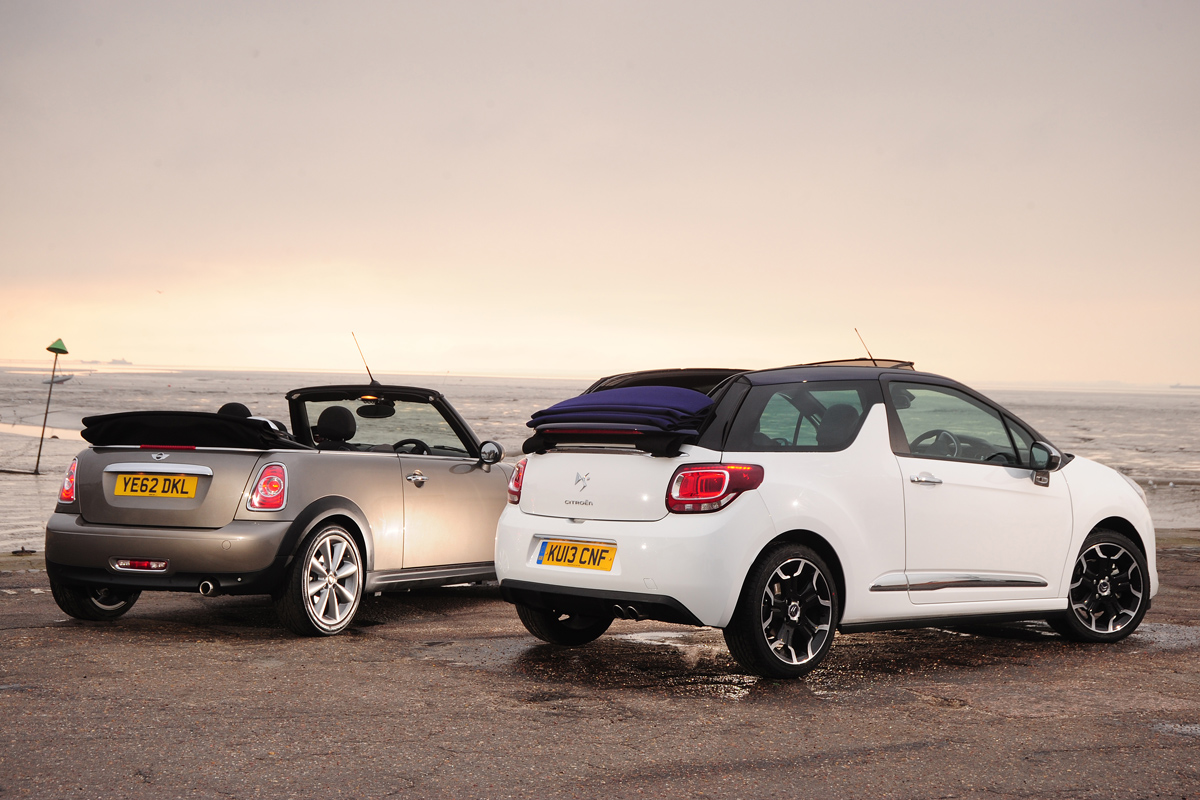 Citroen DS3 Cabrio vs MINI Convertible | Auto Express
