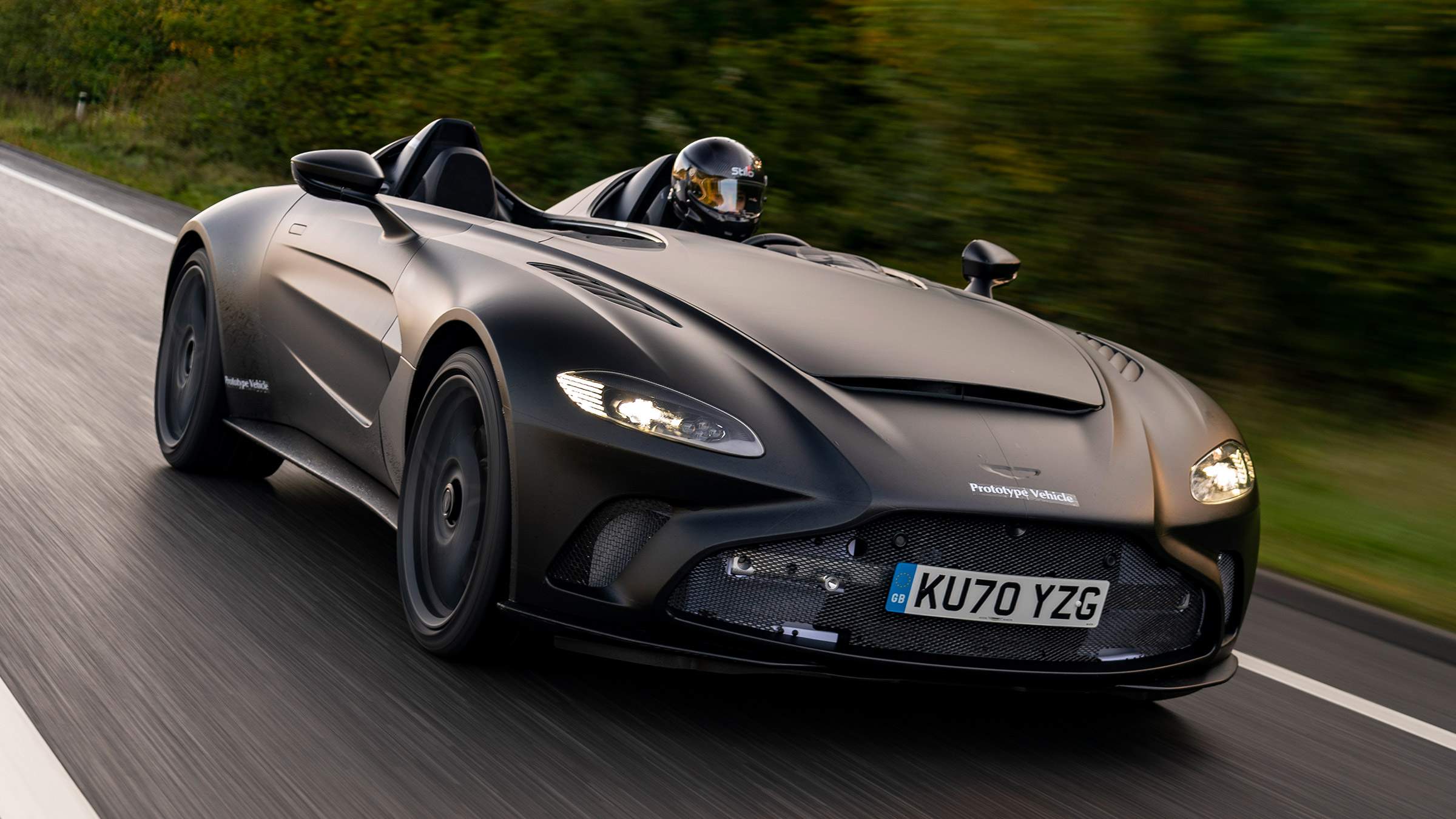 New £765,000 Aston Martin V12 Speedster put through paces before 2021 ...