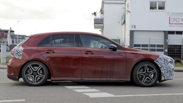 New Mercedes A-Class facelift spied in hot A 35 and A 45 S AMG guises ...