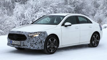New Mercedes A-Class facelift spied in hot A 35 and A 45 S AMG guises ...