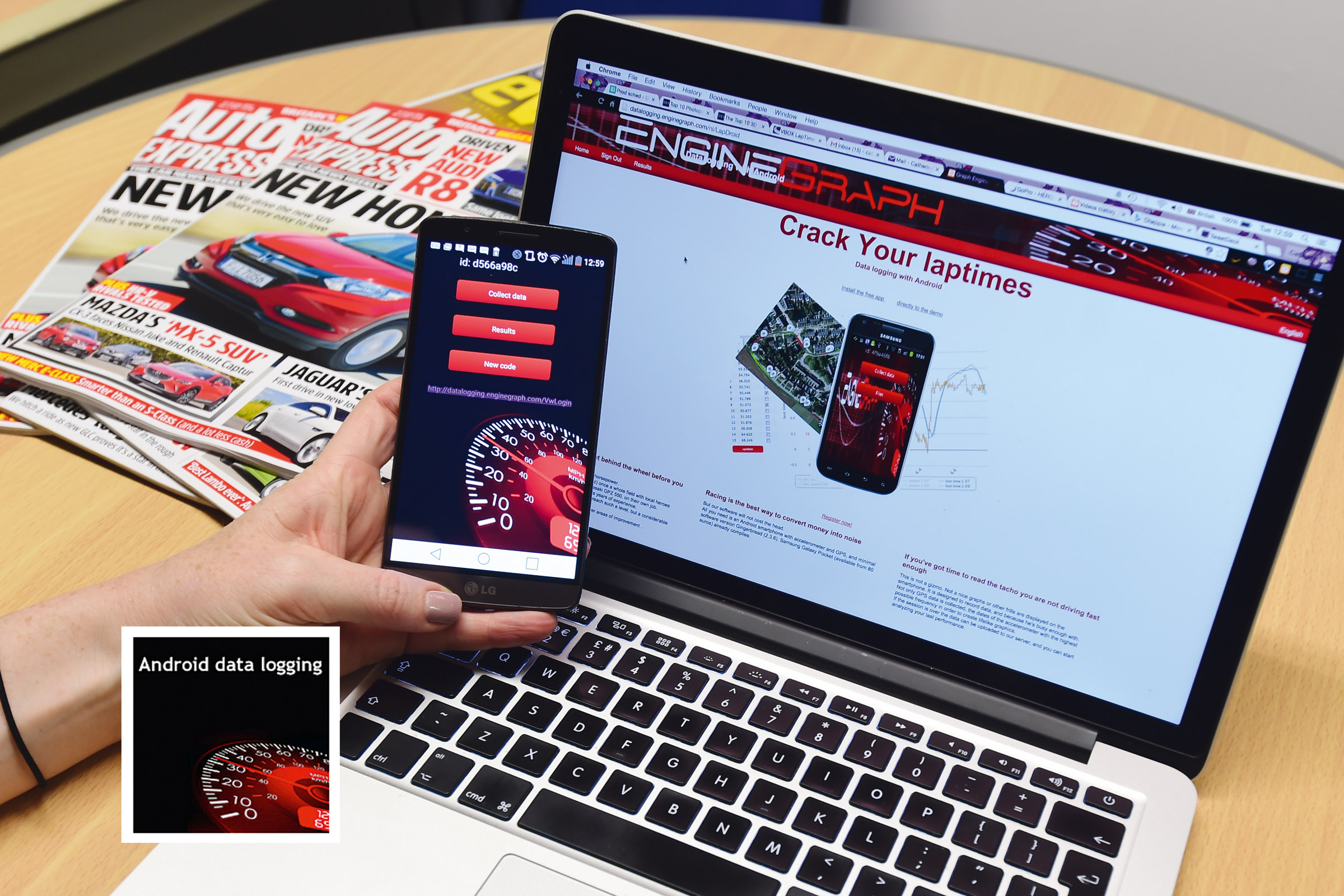 Android Motorsport Data Logging | Auto Express